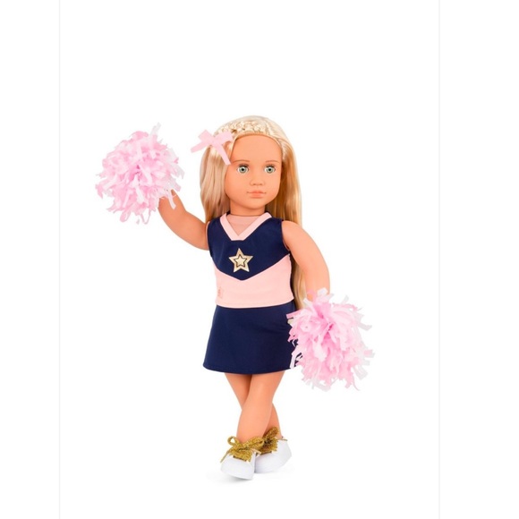 Our Generation Doll Battat | Toys | Our Generation Doll 8 Khloe Cheerleader Blonde Hair Blue ...